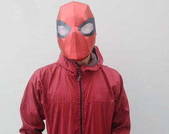 Spiderman Mask Template,spiderman,3d Paper Mask,spiderman Maske Papier ...
