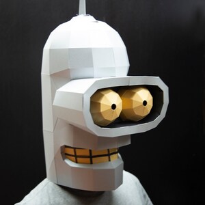 BENDER FUTURAMA MASK - Etsy España