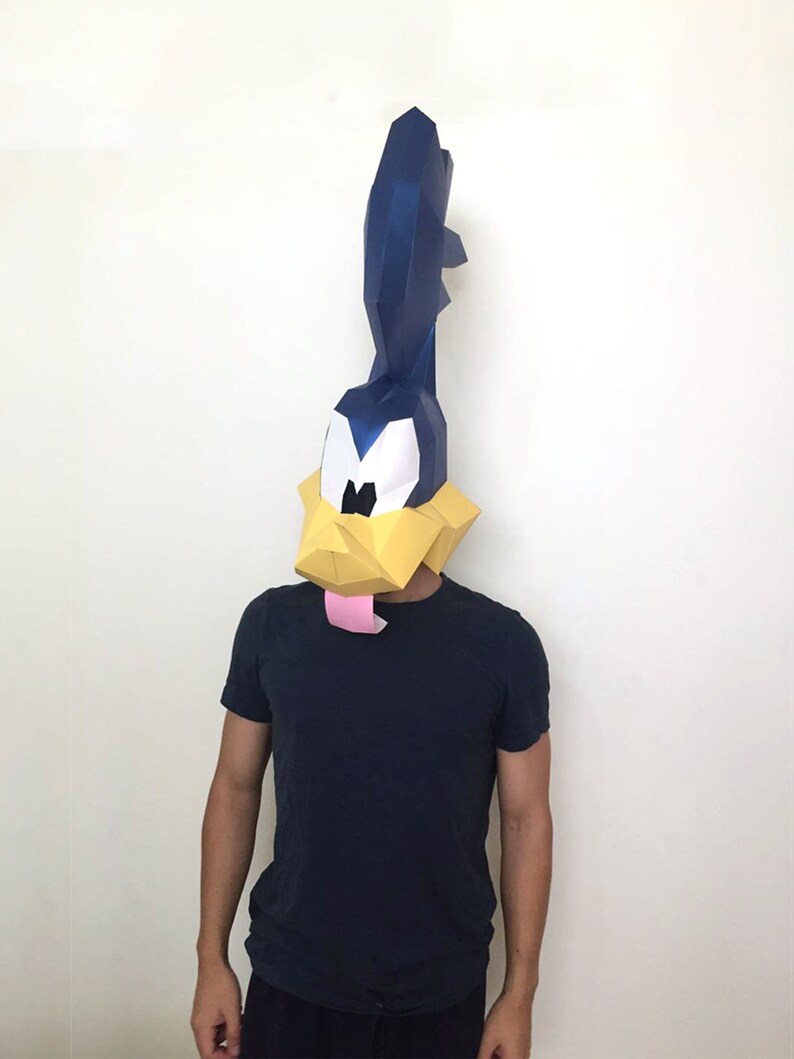 ROAD RUNNER / DIY Looney Tunes Mask - Etsy