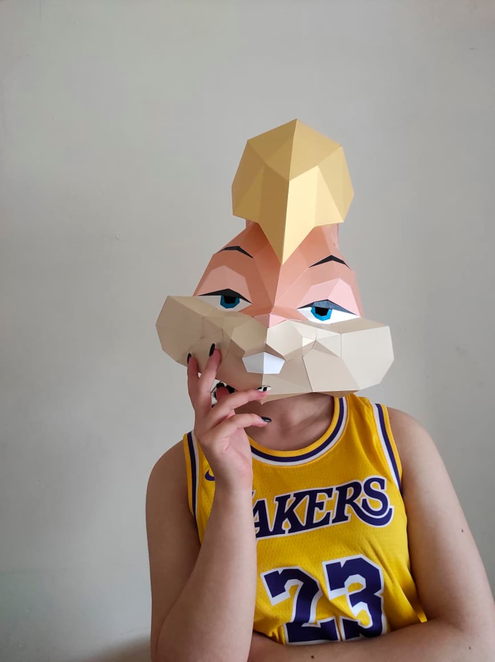LOLA BUNNY DIY Space Jam Mask Looney Tunes - Etsy