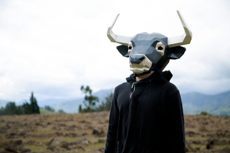 DIY BULL MASK Chinese New Year - Etsy