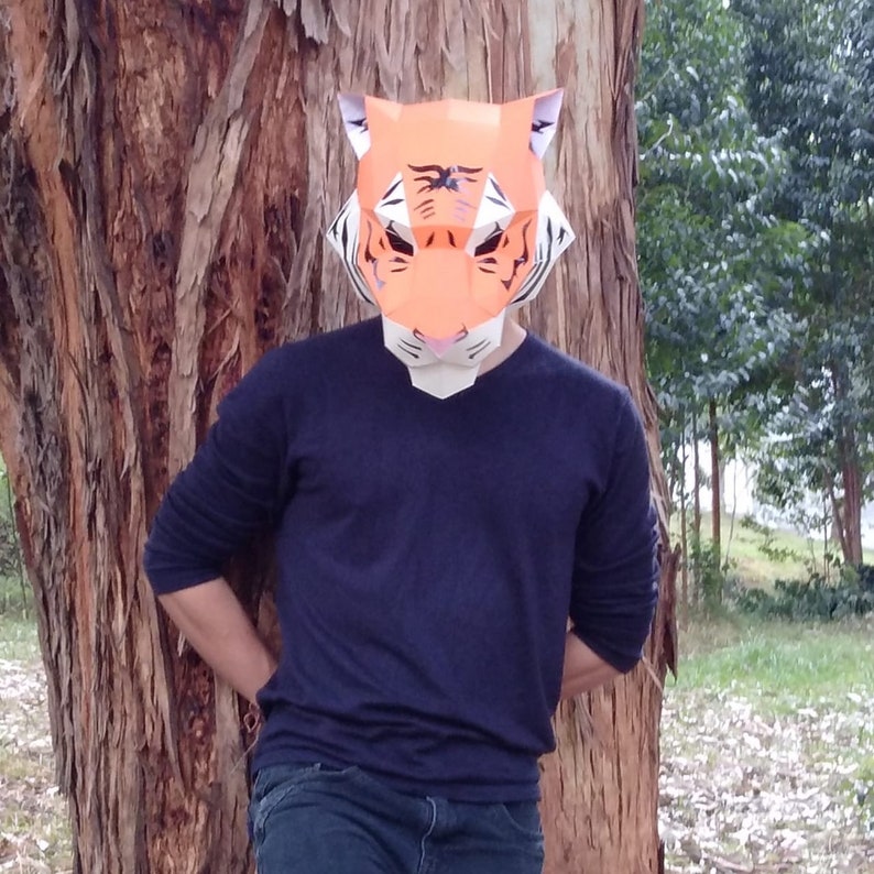 DIY TIGER MASK | Etsy