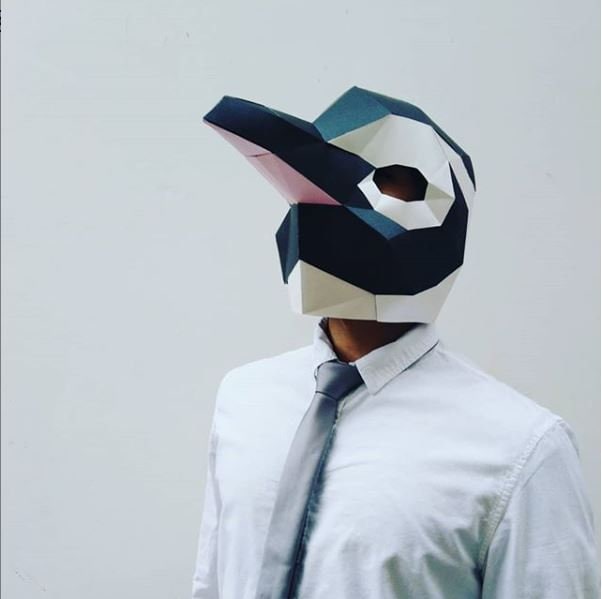 PENGUIN MASK DIY | Etsy