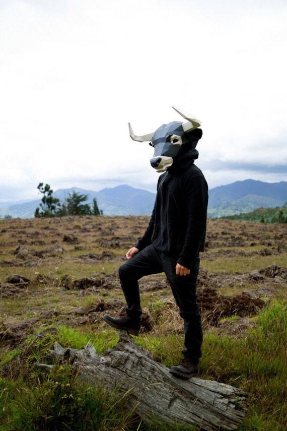 DIY BULL MASK Chinese New Year | Etsy