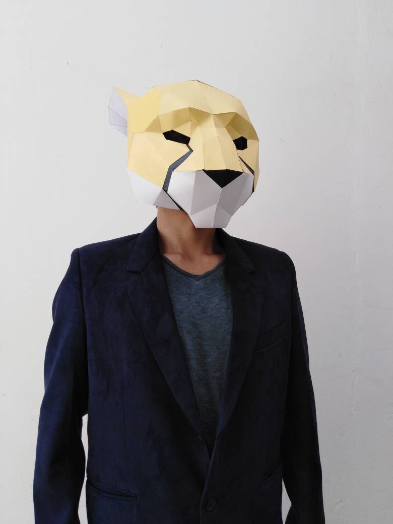 CHEETAH MASK | Etsy