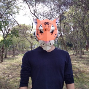 DIY TIGER MASK - Etsy