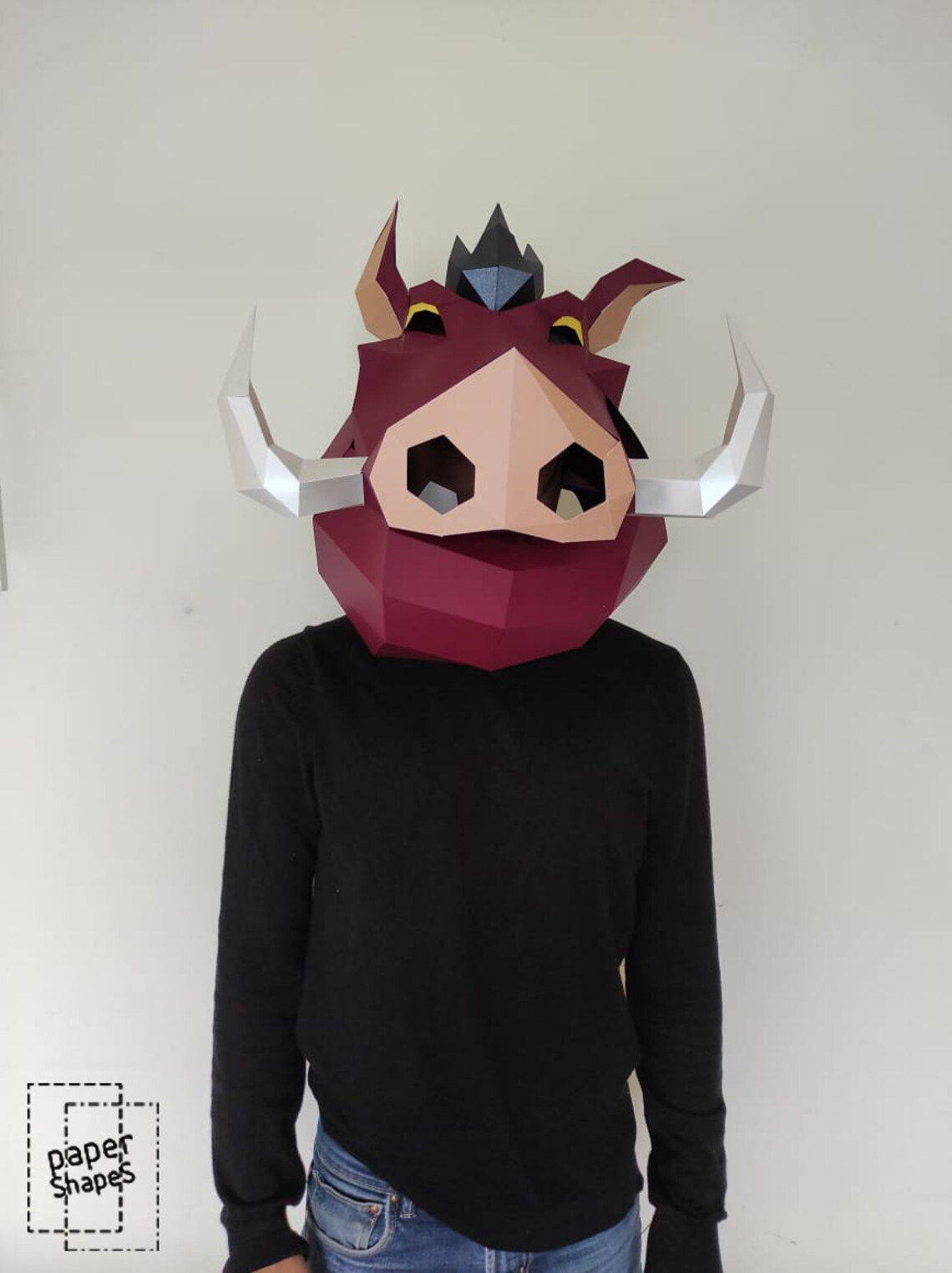 PUMBA LION KING Mask - Etsy