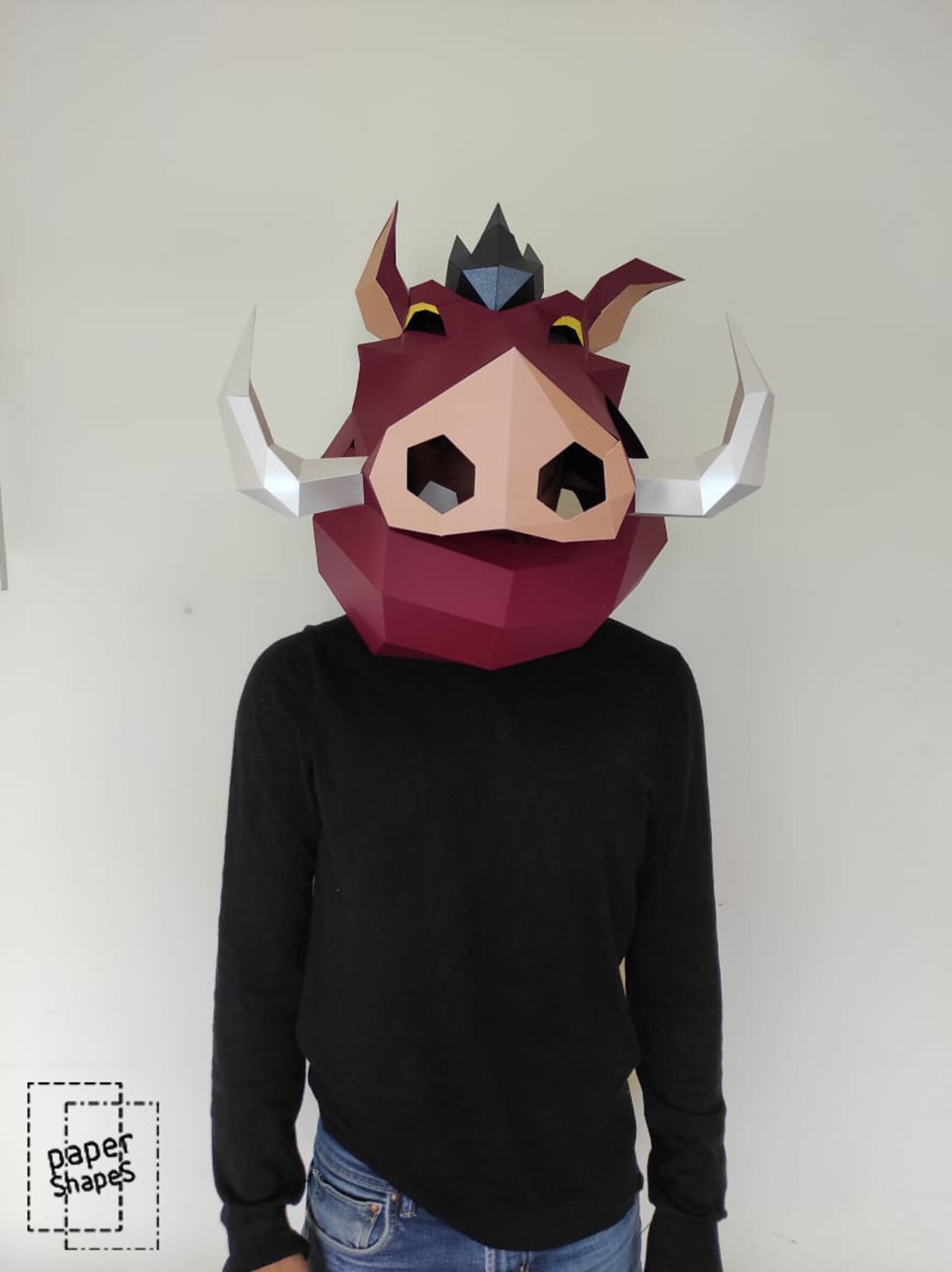 PUMBA LION KING Mask - Etsy