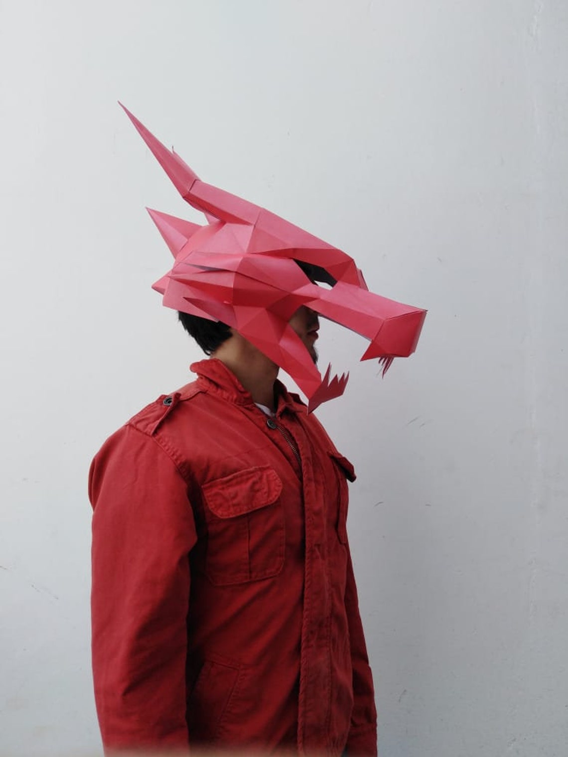 DRAGON Mask /diy - Etsy