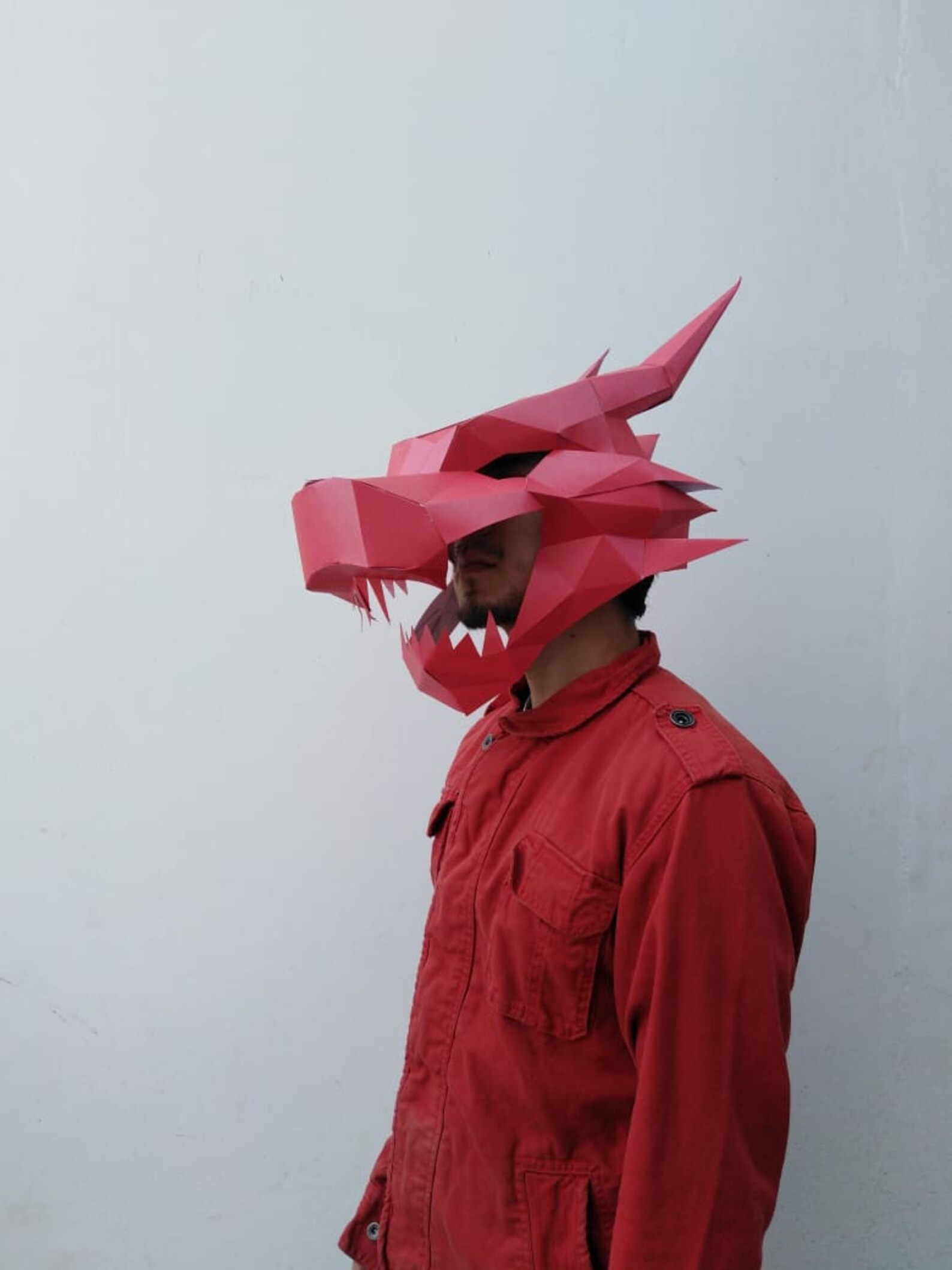 DRAGON Mask /diy - Etsy