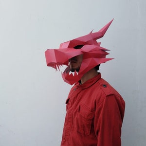 DRAGON Mask /diy - Etsy