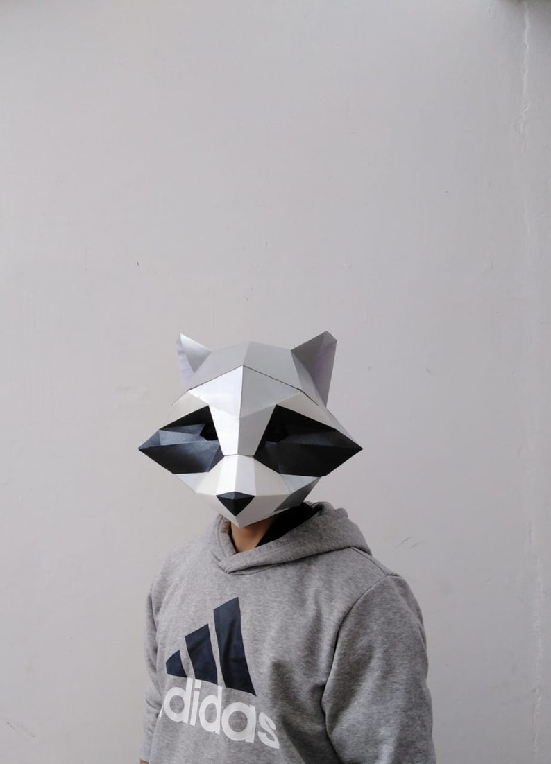 DIY RACCOON MASK - Etsy