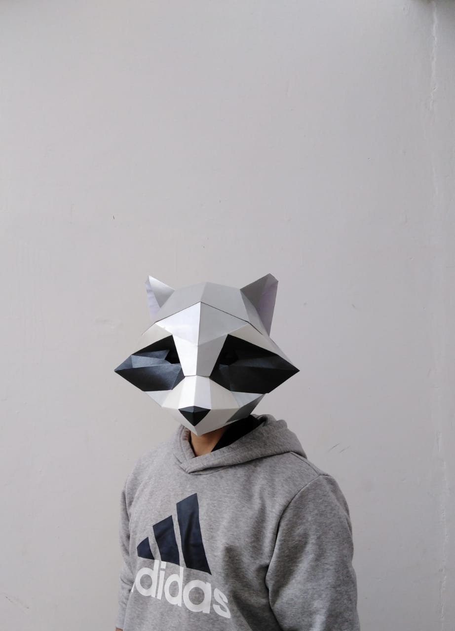 DIY RACCOON MASK - Etsy