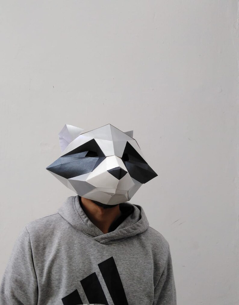 DIY RACCOON MASK - Etsy
