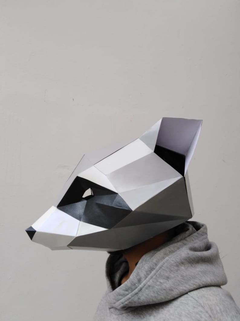 DIY RACCOON MASK - Etsy