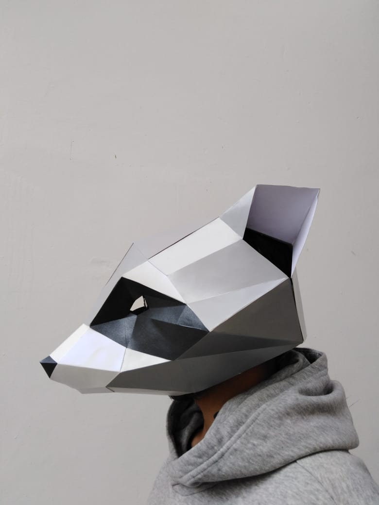 DIY RACCOON MASK - Etsy