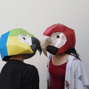Macaw / Parrot Mask Diy - Etsy