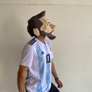 MESSI MASK PAPERCRAFT Diy - Etsy