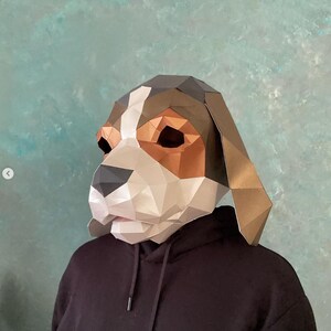 BEAGLE HALLOWEEN MASK - Etsy