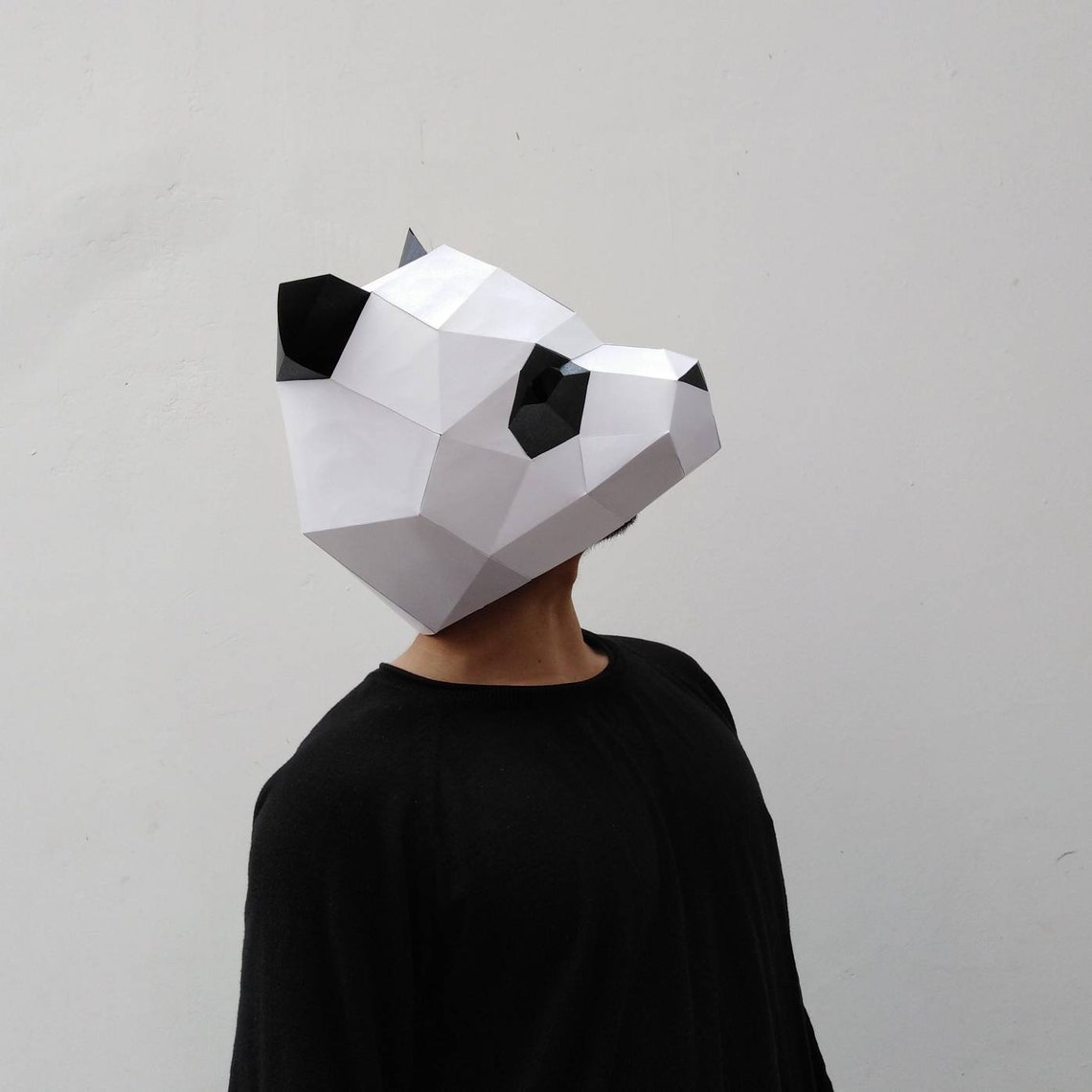 PANDA MASK DIY | Etsy