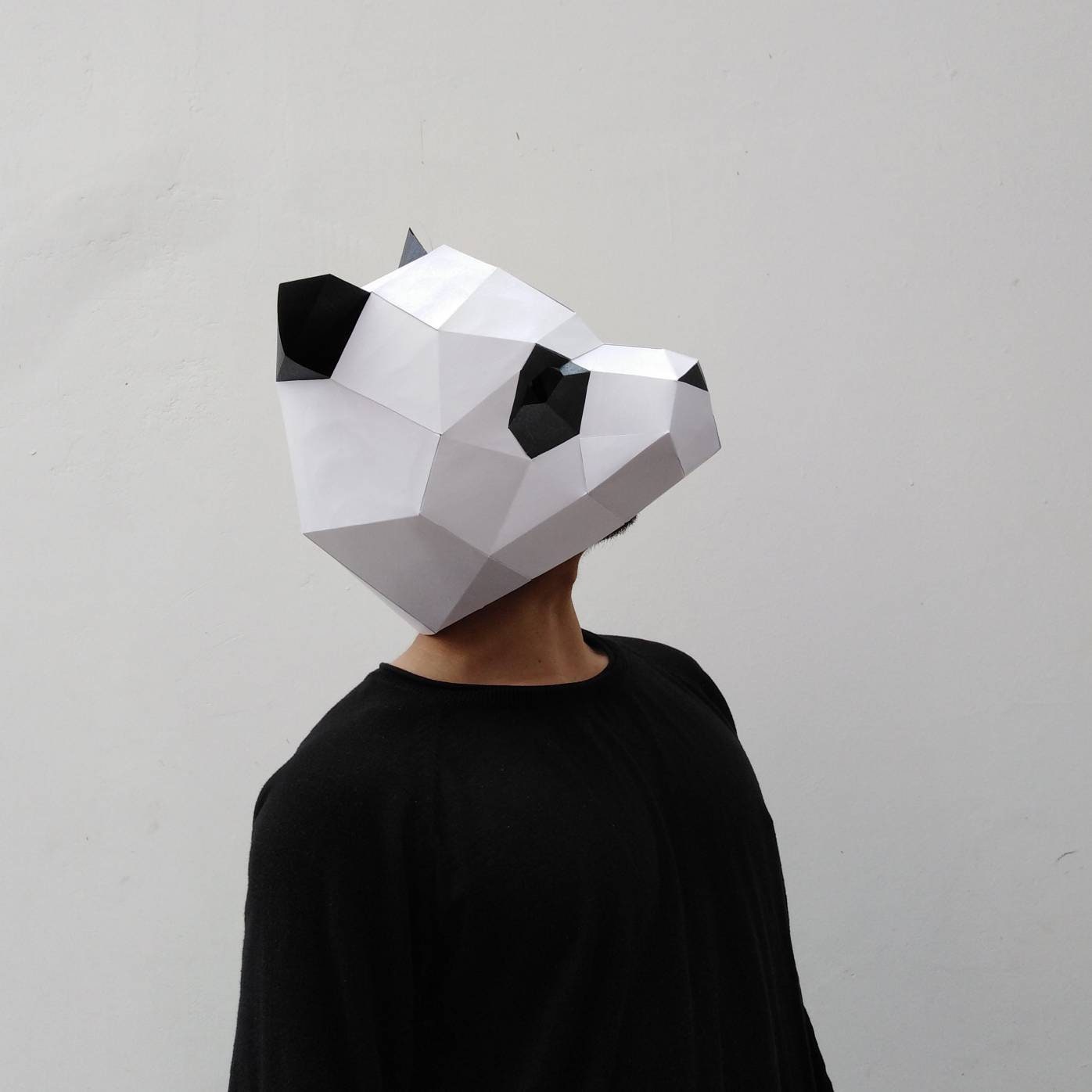 PANDA MASK DIY | Etsy