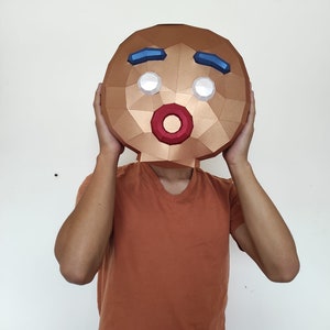 Gingerbread Man MASK Diy - Etsy