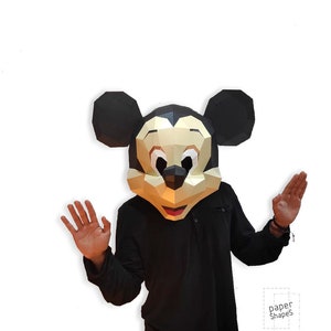 MICKEY MOUSE MASK Diy - Instant Download - Etsy