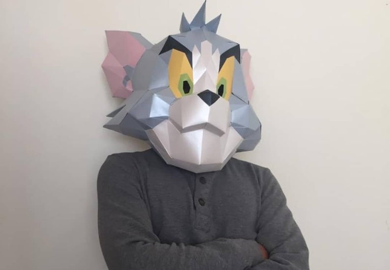 TOM AND JERRY / Diy Mask - Etsy