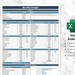 Minimalist-ms Excel Budget Template Spreadsheet - Etsy