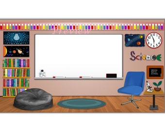 Bitmoji Classroom Template Math | Etsy