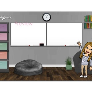 Bitmoji Classroom Template - Modern - Etsy
