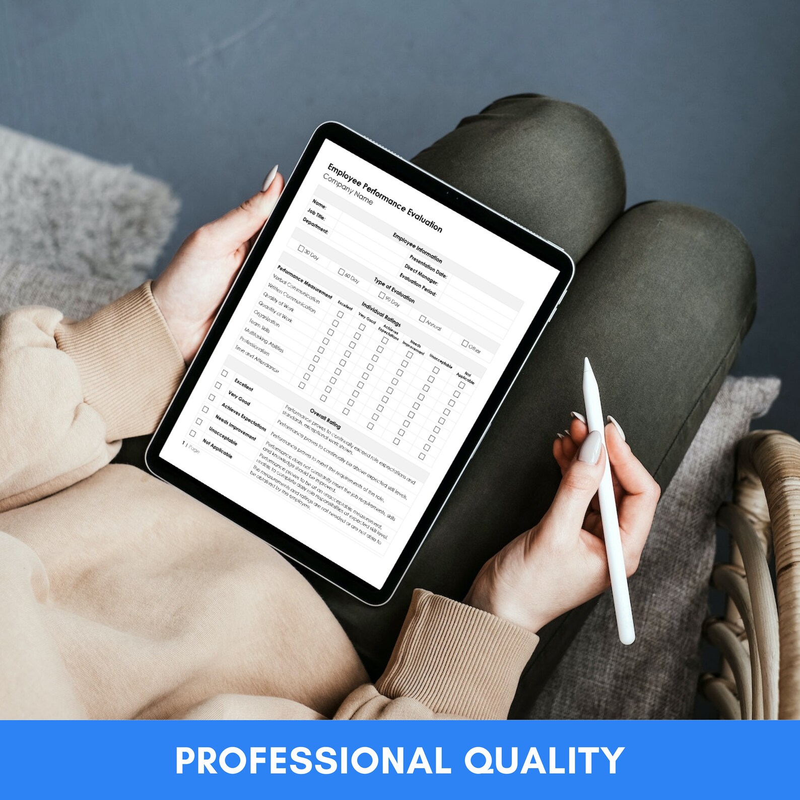 Performance & Salary Review Template (MS Word HR Form) - Etsy