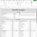Minimalist-ms Excel Budget Template Spreadsheet - Etsy
