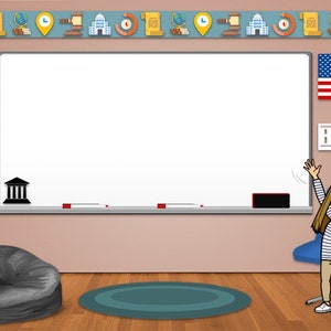 Bitmoji Classroom Template - US History/american History/social Studies ...