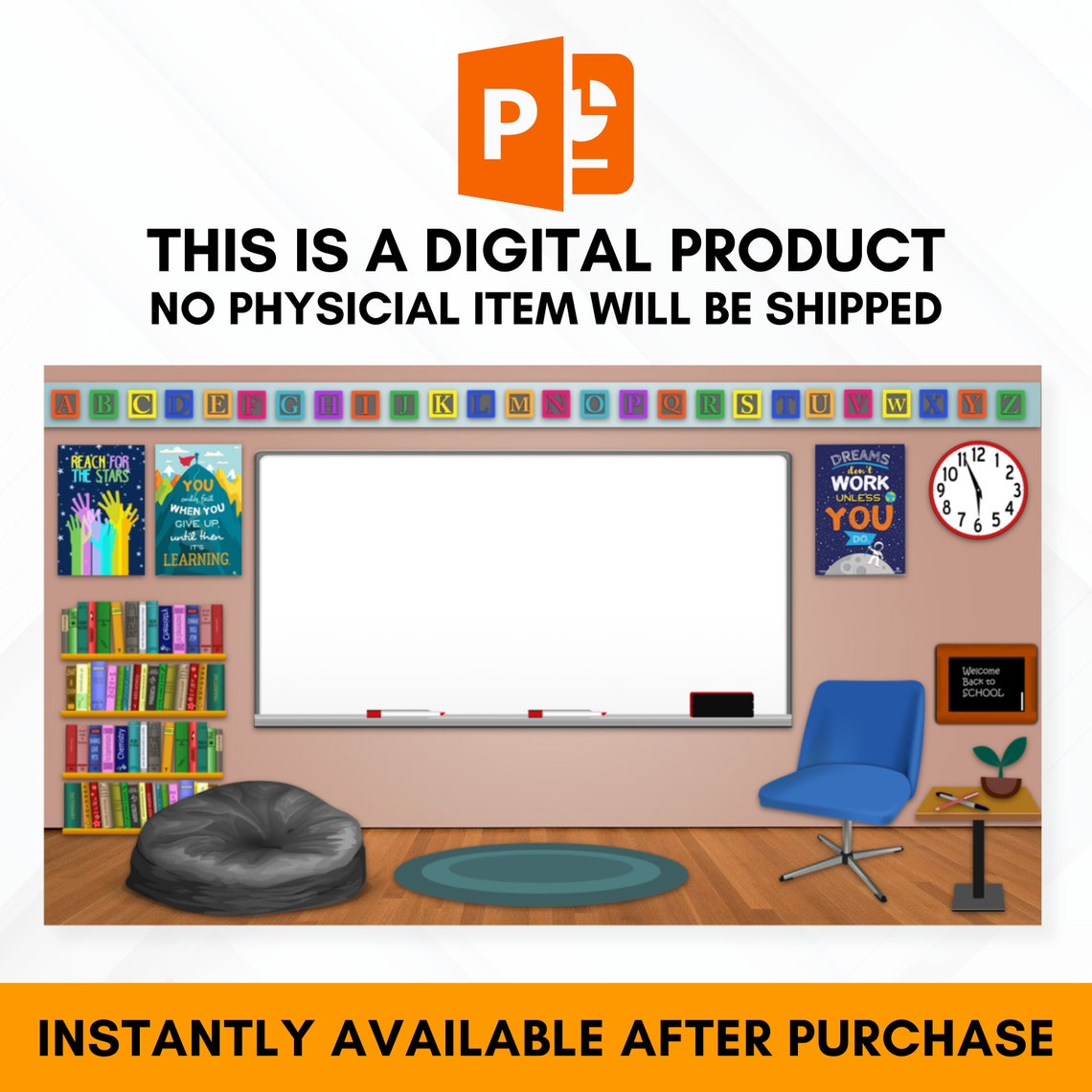 Bitmoji Classroom Template: Virtual Learning Powerpoint (PPT, JPEG) - Etsy