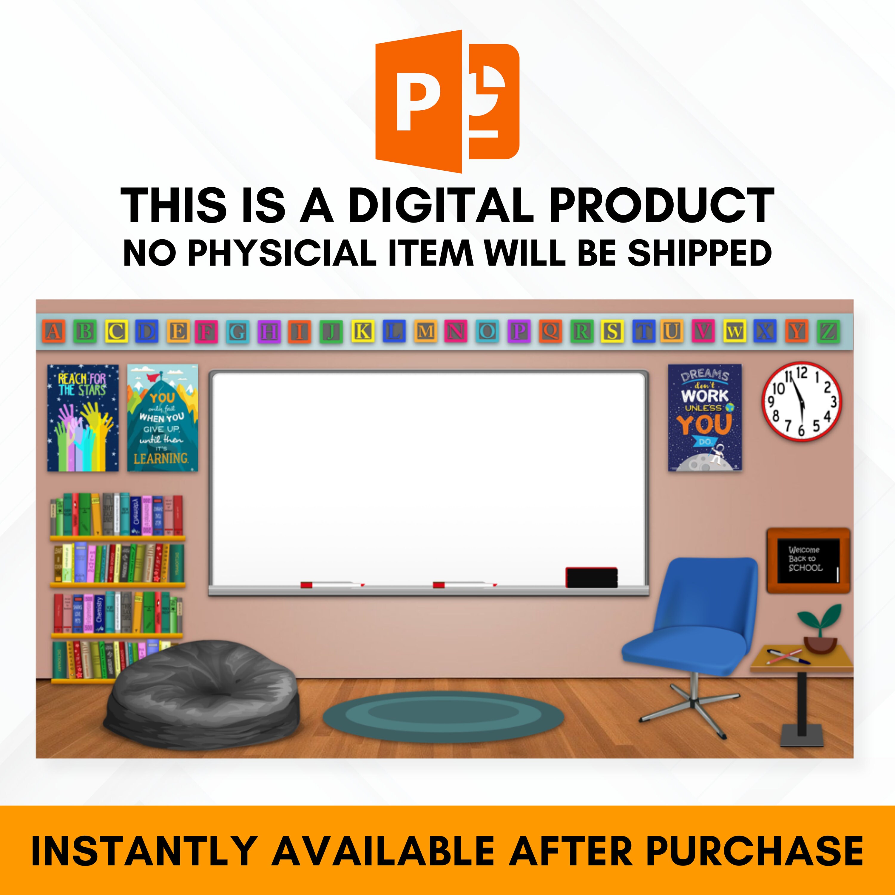 Bitmoji Classroom Template: Virtual Learning Powerpoint (PPT, JPEG) - Etsy