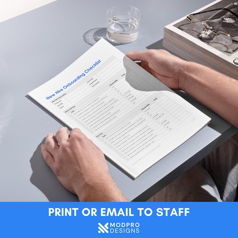 New Hire Onboarding Checklist | Employee Onboarding Template | HR New ...