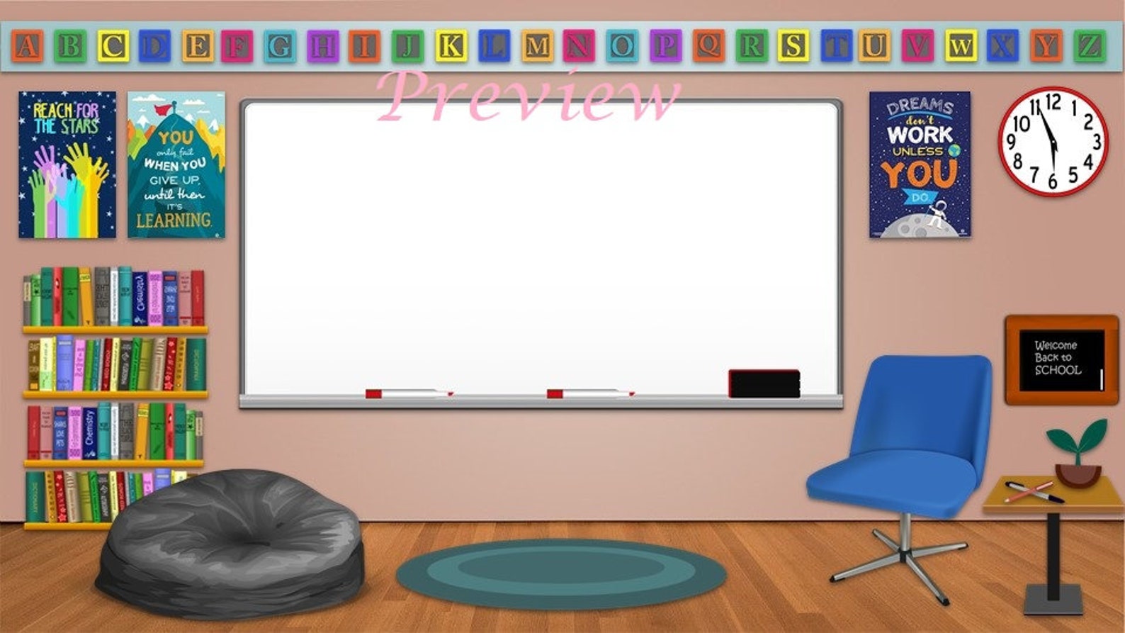 Bitmoji Classroom Template - Etsy