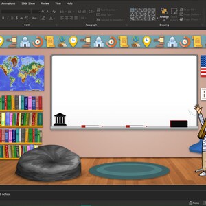 Bitmoji Classroom Template - US History/american History/social Studies ...