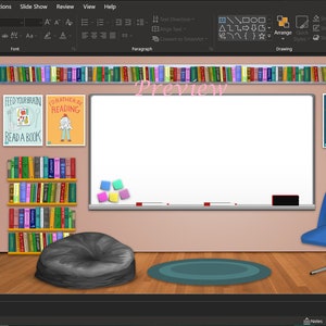 Bitmoji Classroom Template - Reading/english - Etsy