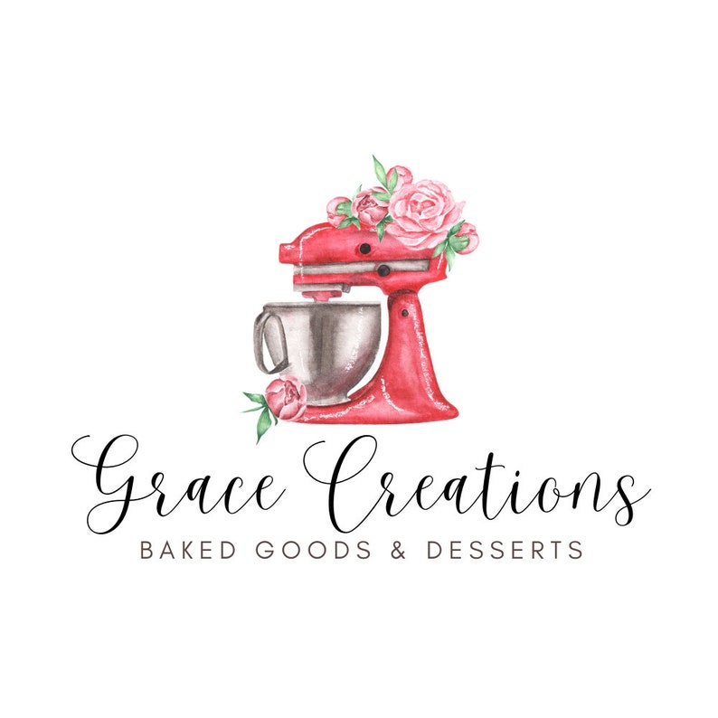 Custom Logos-will Design Your Logo baking, Bakery, Cooking, Girly, Pink ...