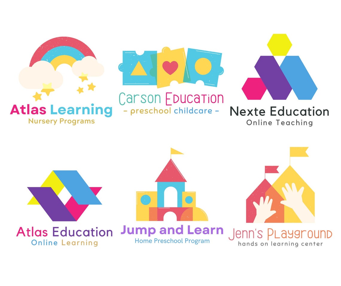 Custom Logos-will Design Your Logo school, Babysitting, Kids, Children ...