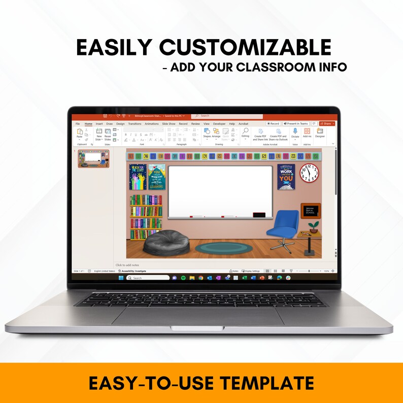 Bitmoji Classroom Template: Virtual Learning Powerpoint (PPT, JPEG) - Etsy