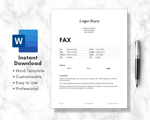 Portada De Fax De Openoffice Imprimir