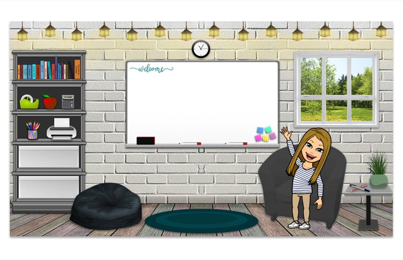 Bitmoji Classroom Template - Etsy
