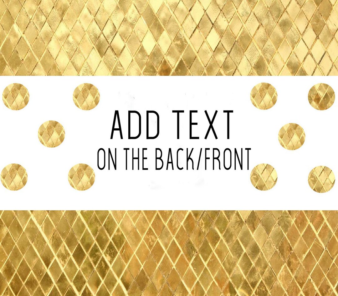 Add Text on the Back/front - Etsy