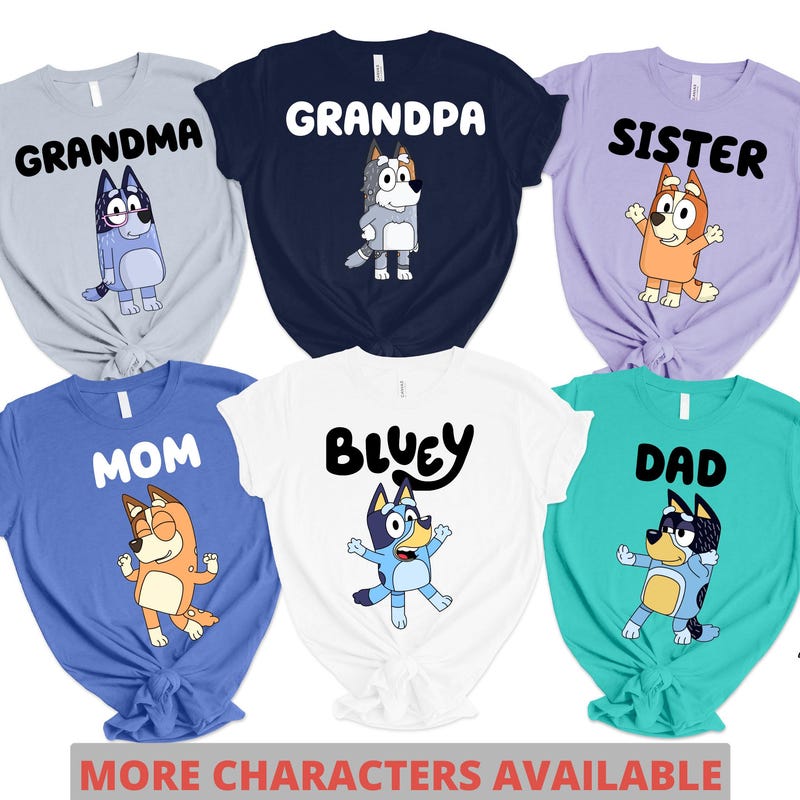 Mum From Bluey Tshirt - Etsy