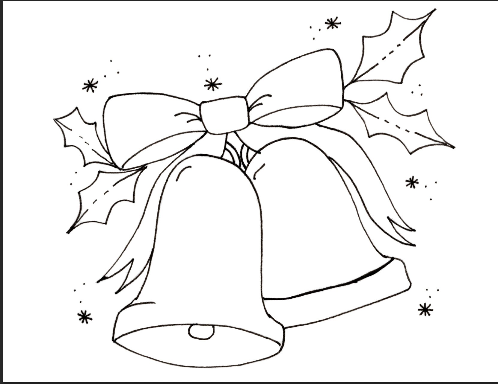 Color Me Christmas Bells - Etsy
