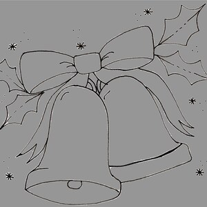 Color Me Christmas Bells - Etsy