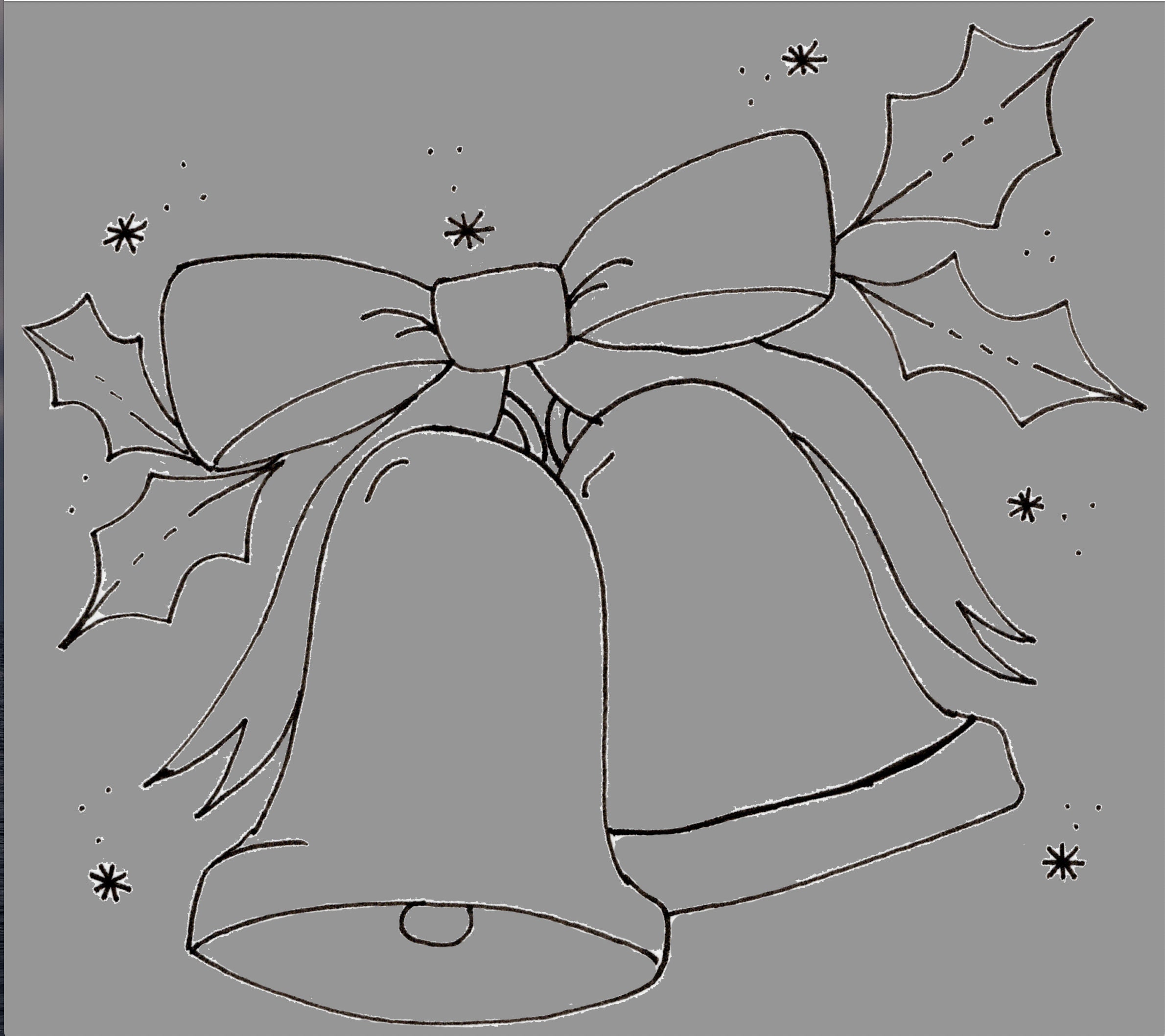 Color Me Christmas Bells - Etsy